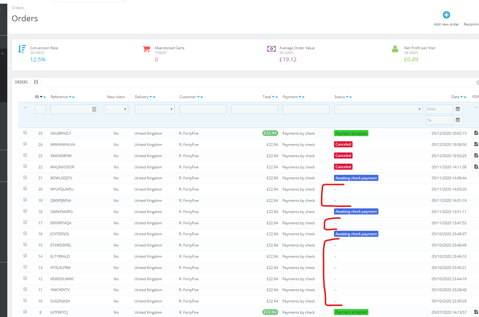 Undefined index Notice error in debug mode when deleting a custom order status · Issue #19098 ...