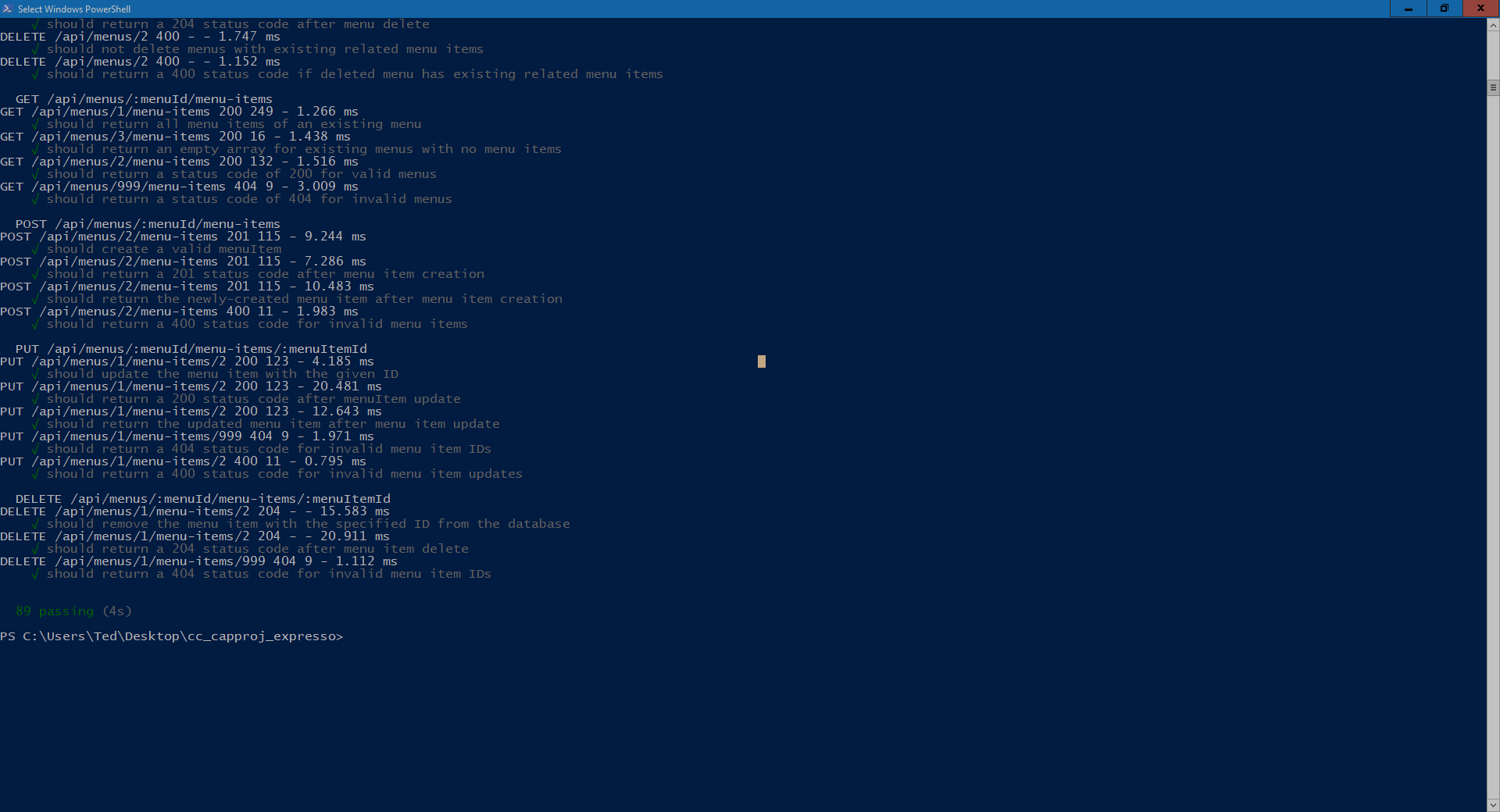 Summary - Meets Expecations · Issue #4 · dymori/cc_capproj_expresso · GitHub