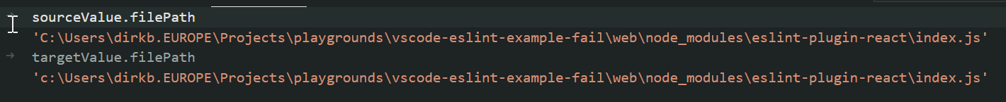Plugin fails when specifying a different eslint config · Issue #1276 · microsoft/vscode-eslint ...
