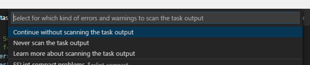 Rename Build Output To Task Output When Selecting A Problem Matcher · Issue 30045 · Microsoft