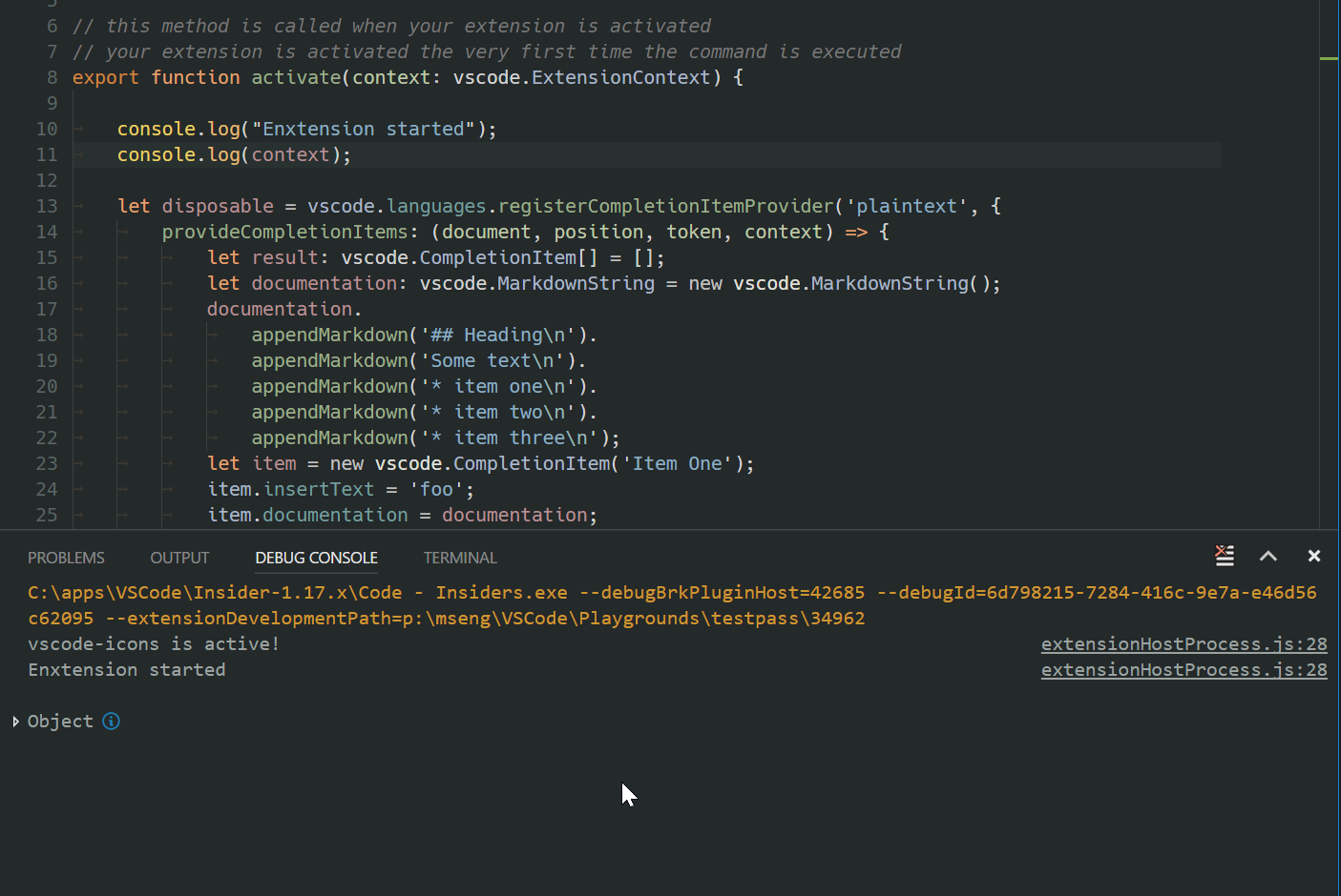 Not Very Helpful Link Origin When Logging Out Of An Extension · Issue 35230 · Microsoftvscode