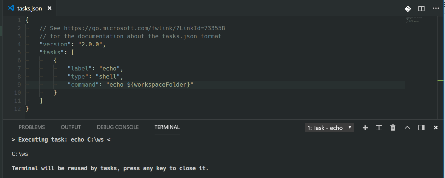 Windows 10 X64 Tasksjson Workspacefolder Is Not Resolved Properly · Issue 42228 · Microsoft