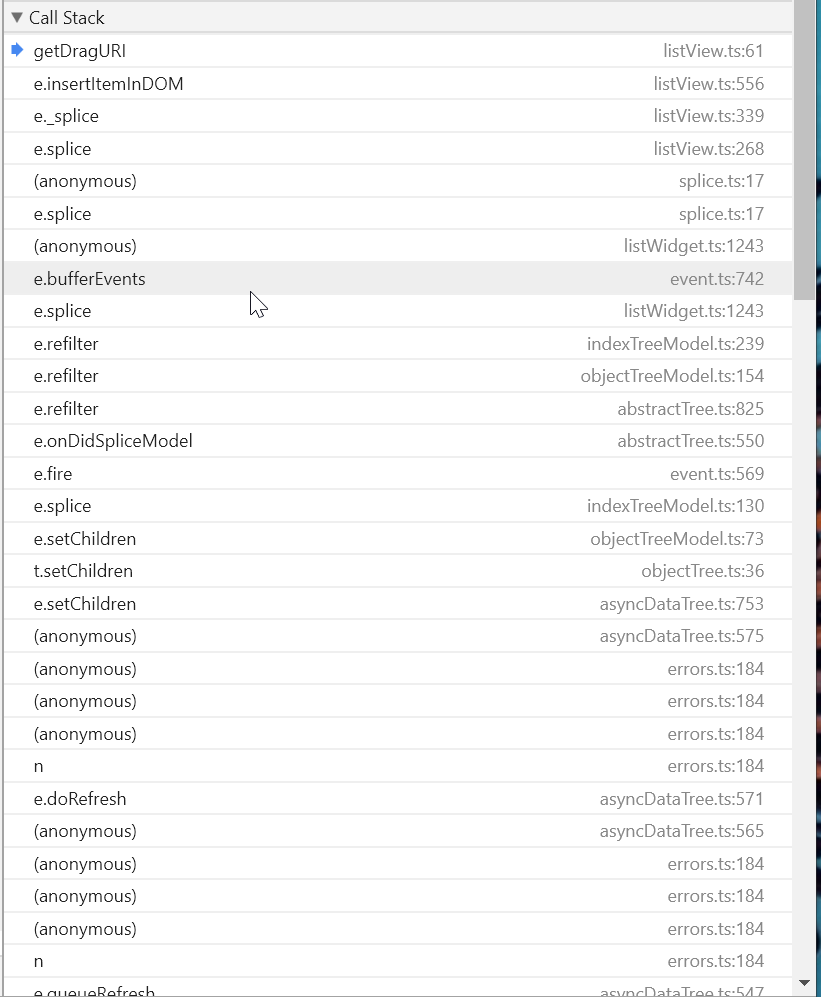 Debugging A Node Program Causes Full Cpu Load Of The Renderer Process