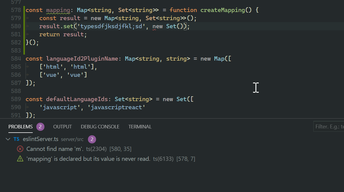 TypeScript shows stale errors · Issue #88209 · microsoft/vscode · GitHub