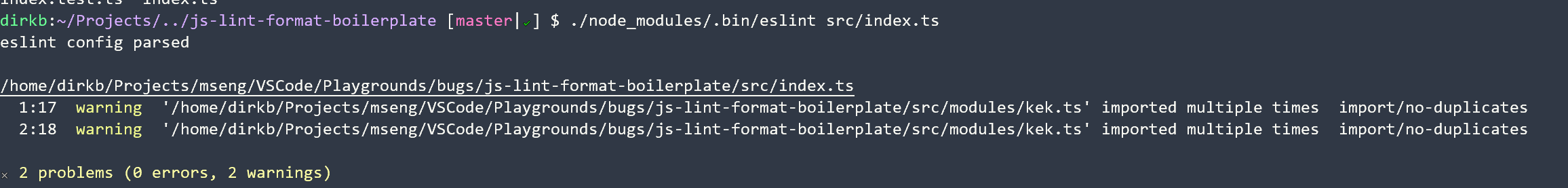 Produces Different Results Than Cli With Eslint Import Resolver Typescript · Issue 910
