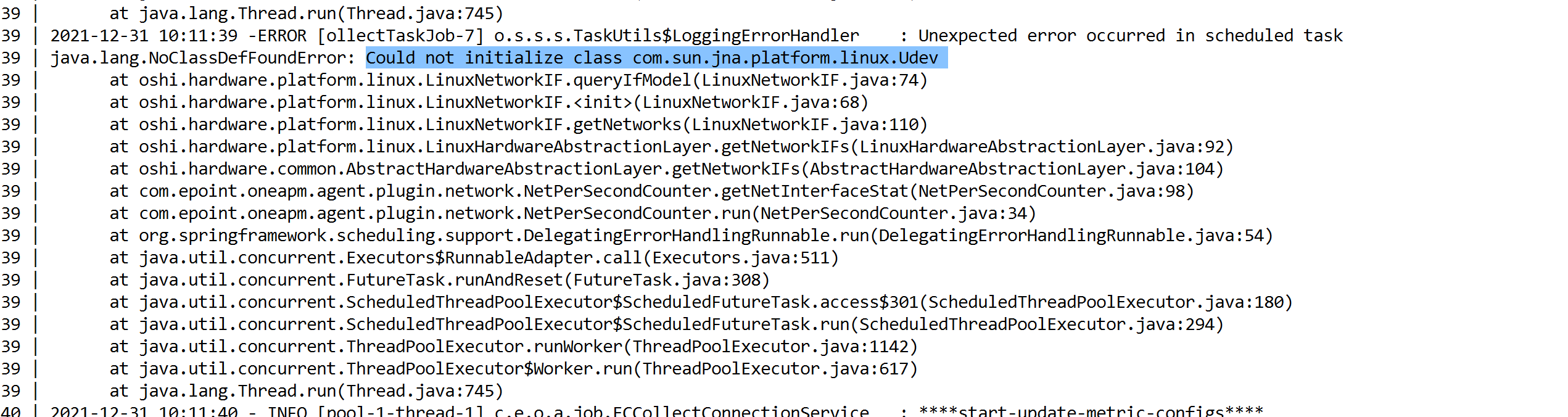 Unable to load library 'udev' · Issue #1833 · oshi/oshi · GitHub