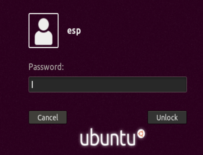 Virtual machine (for windows 64bits user): Missing password of esp user ...