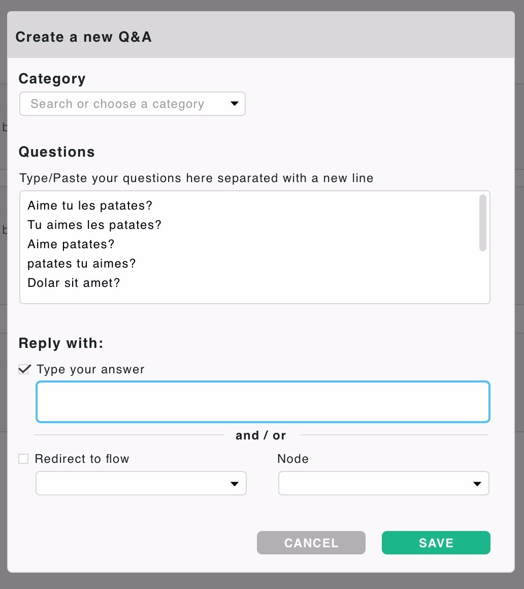 Implement QnA-module UI · Issue #902 · botpress/botpress · GitHub