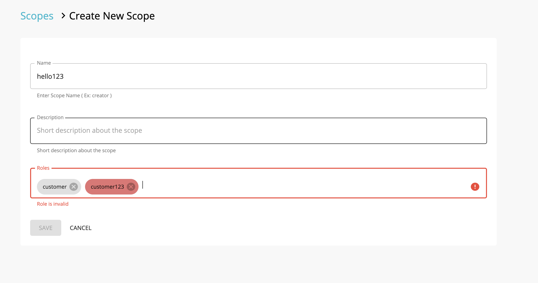 Scopes can be added with non existing roles · Issue #6694 · wso2/product-apim · GitHub