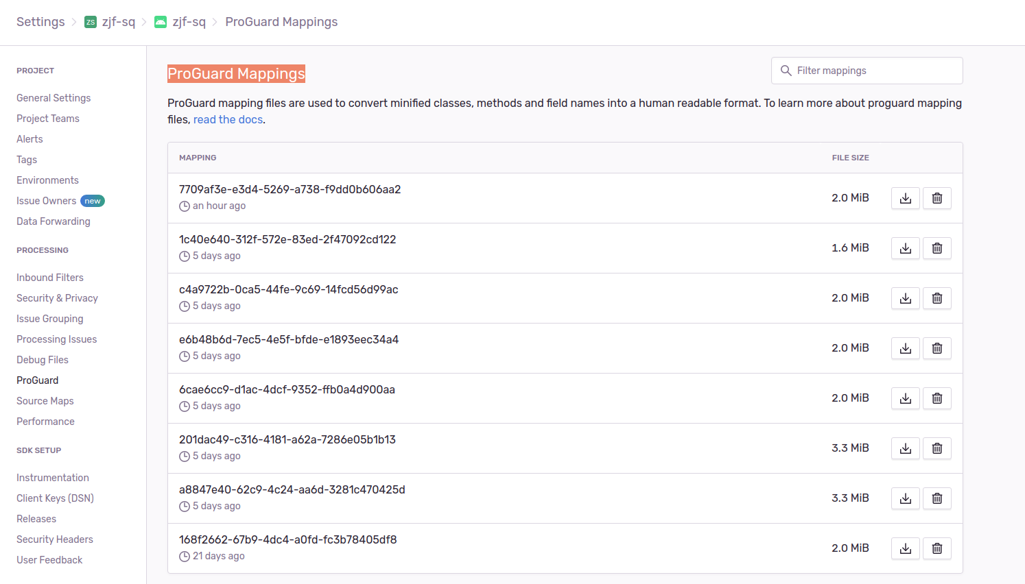 Android sentry doesn't minify. · Issue #116 · getsentry/examples · GitHub