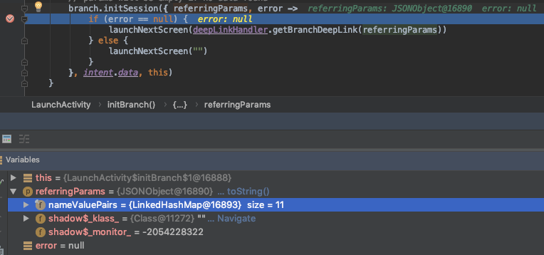 Launching deeplink from within the app returns empty referral parameters · Issue #617 ...
