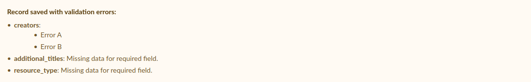 Top-level "Additional Titles" errors don't display correctly · Issue #674 · inveniosoftware ...