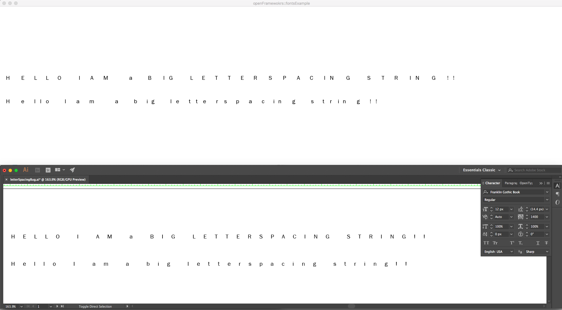 Wrong spacing of ofTrueTypeFont · Issue #6066 · openframeworks ...