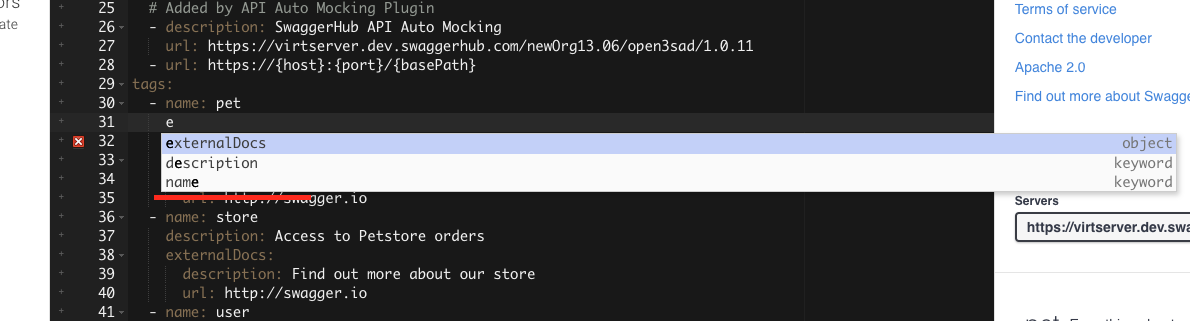 Swaggereditornext Autocompletion Works Incorectly · Issue 4216 · Swagger Apiswagger Editor 