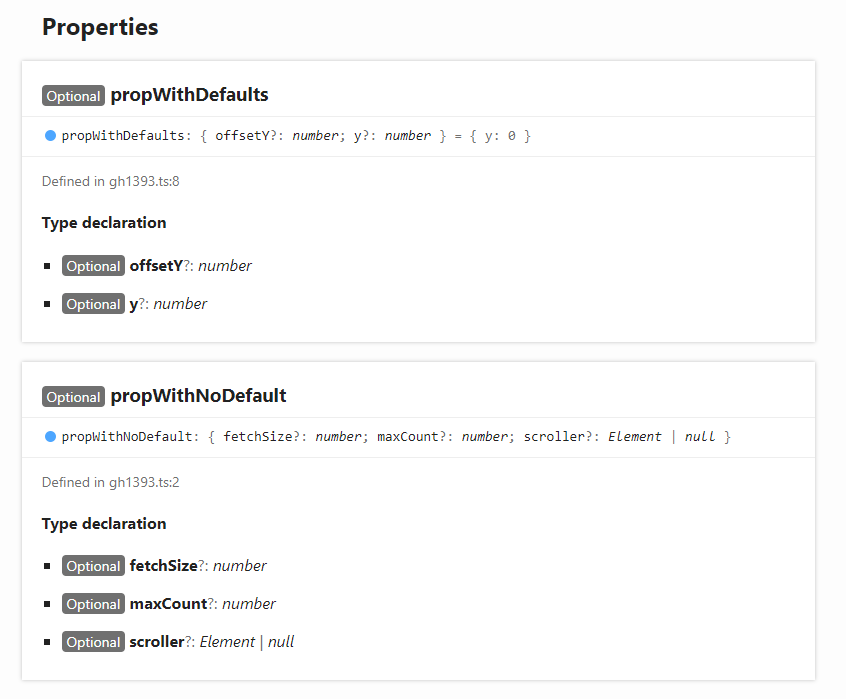 Handling class property with object literal type and default value · Issue #1393 · TypeStrong ...