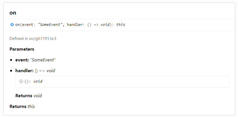 Overriden methods are treated as inherited · Issue #1191 · TypeStrong/typedoc · GitHub
