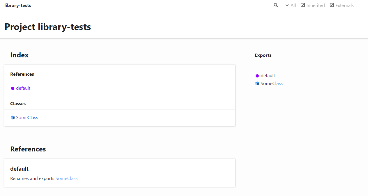 default export along with named export makes commentary dublicate in --mode library · Issue ...