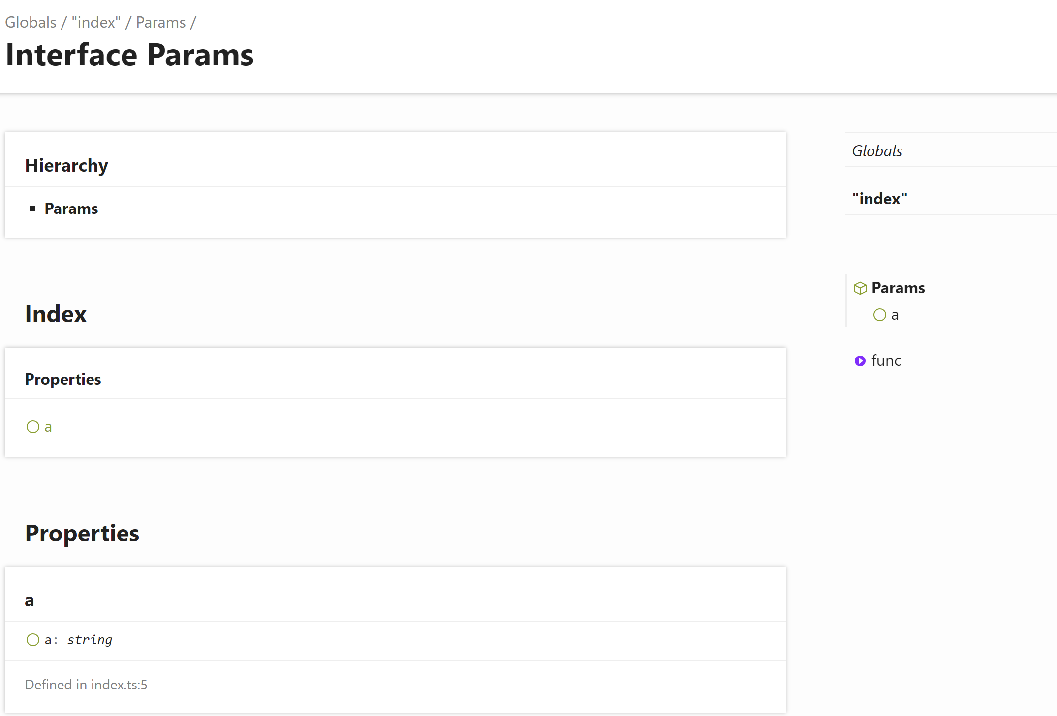 How Can I Describe The Interface In My Code · Issue 1340 · Typestrong Typedoc · Github