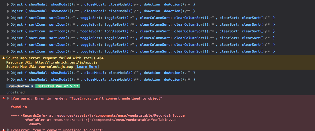 RecordsInfo.vue producing error · Issue #81 · laravel-enso/tables · GitHub
