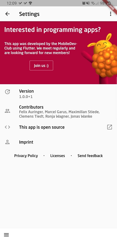 Redesign the settings screen · Issue #105 · hpi-schul-cloud/schulcloud-flutter · GitHub