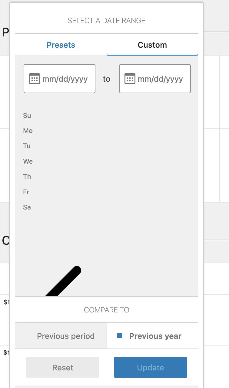Analytics Custom Date Range · Issue #35509 · woocommerce/woocommerce · GitHub