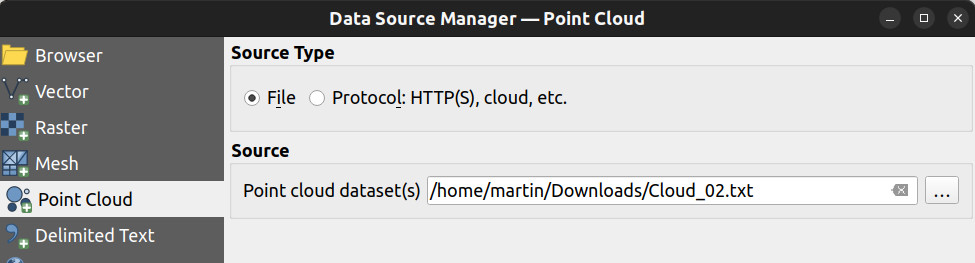 Add Pdal Readerstxt In Supported Reader · Issue 52593 · Qgisqgis