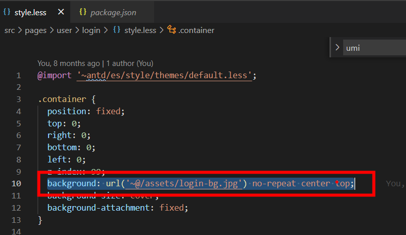 [Bug] 开启MFSU模式less文件通过background: url('~@/assets/login-bg.jpg')，webpack-dev-server下报404 · Issue ...