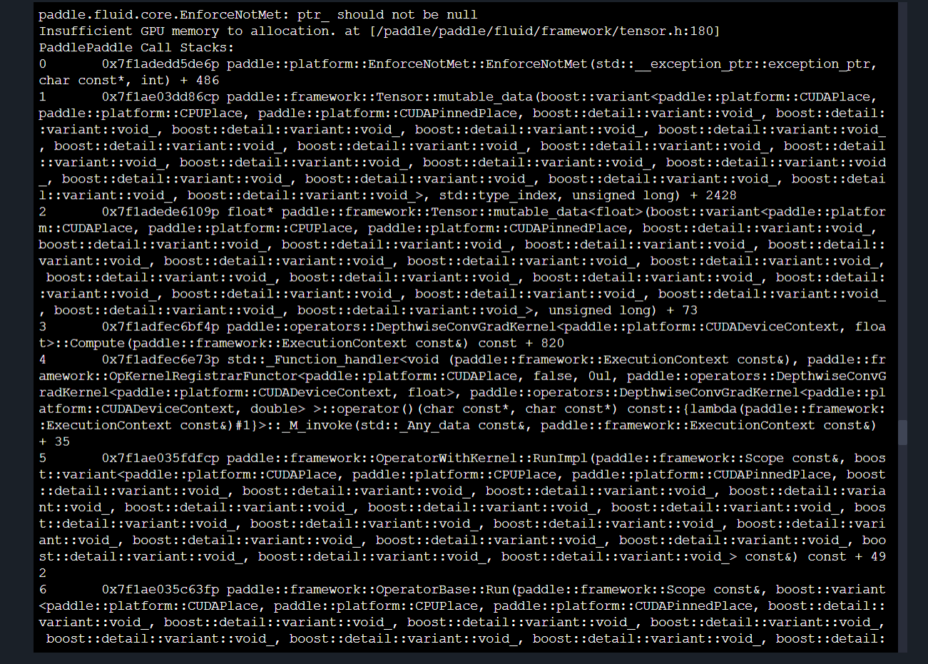 执行demo报错 · Issue #14373 · PaddlePaddle/Paddle · GitHub