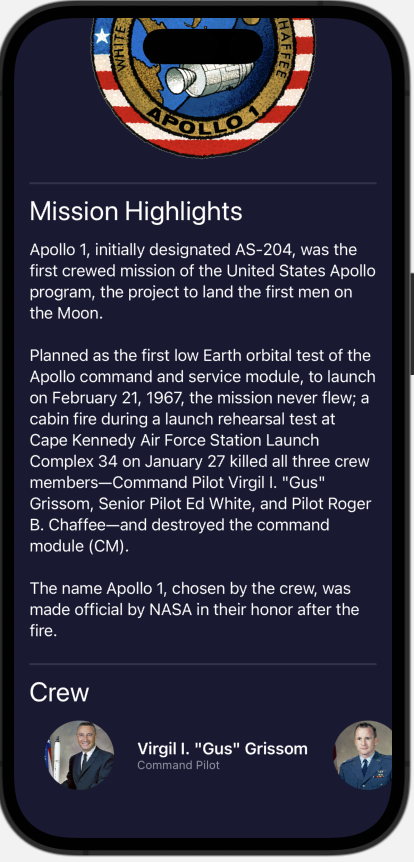 GitHub - harishpathak/Moonshot: A multi view SwiftUI application to show some static details of ...