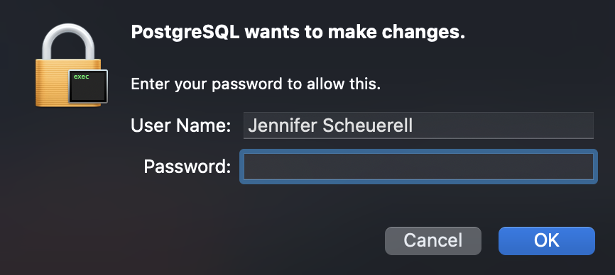 Install PostgreSQL on a Mac or Windows computer · Issue #4 · sureL/postgres-tutorial · GitHub