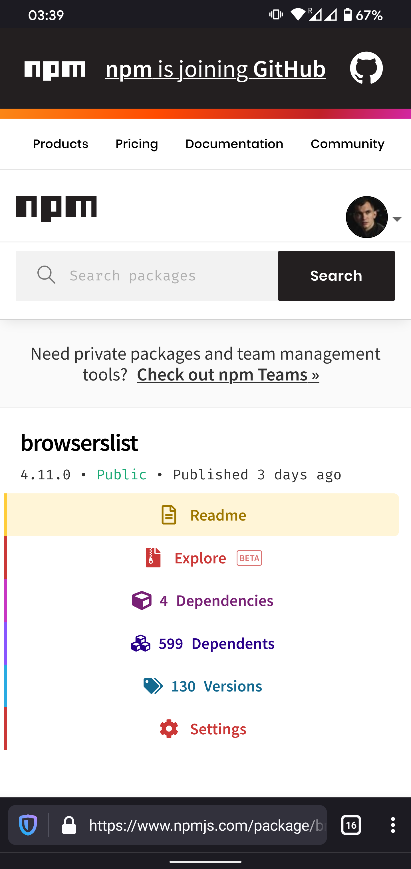 No matching version found for browserslist@^4.11.0 · Issue #1296 · postcss/autoprefixer · GitHub