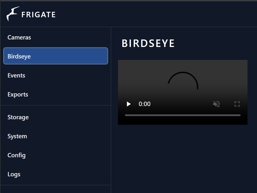 [support] Birdseye Not Loading · Issue 8451 · Blakeblackshear Frigate · Github