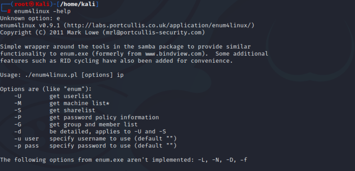 GitHub - Mertangy/SMB-Vulnerabilities-with-enum4linux: Scanning SMB vulnerabilities with enum$linux
