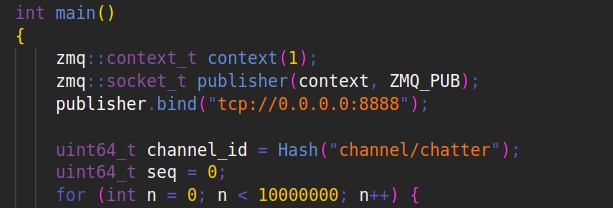 subscriber and publisher show different situation with differet created ...