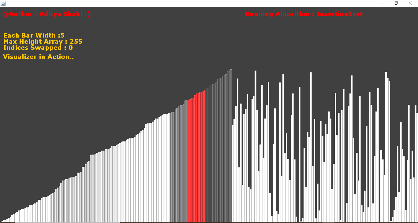 GitHub - adi1505355/SortingAlgorithmVisualizer: A a Java application for Visualizing the Sorting ...