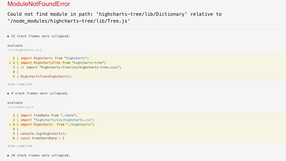 Modulenotfounderror Could Not Find Module In Path · Issue 2093