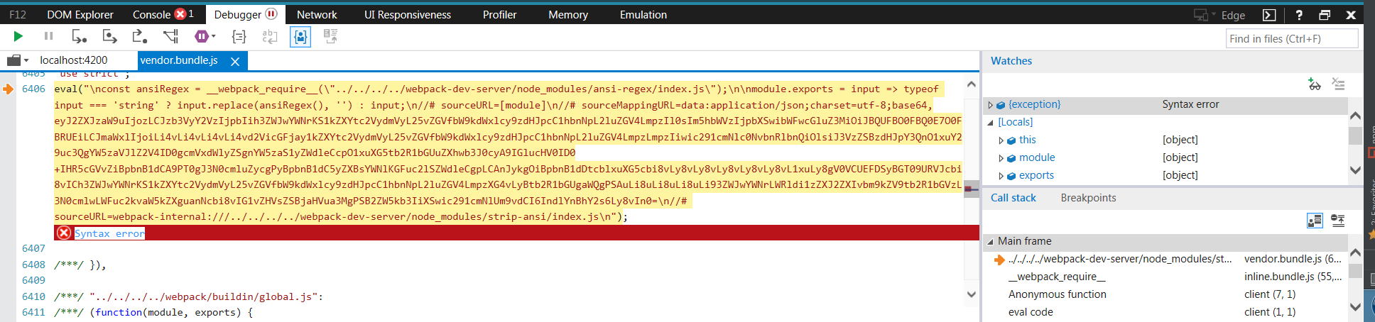 Error IE11 · Issue #4822 · angular/angular-cli · GitHub
