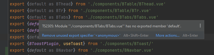 src/BootstrapVue.ts: some components have no exported member 'default' · Issue #505 · bootstrap ...
