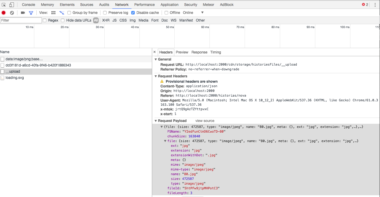 Http upload transport problem · Issue #511 · veliovgroup/Meteor-Files · GitHub