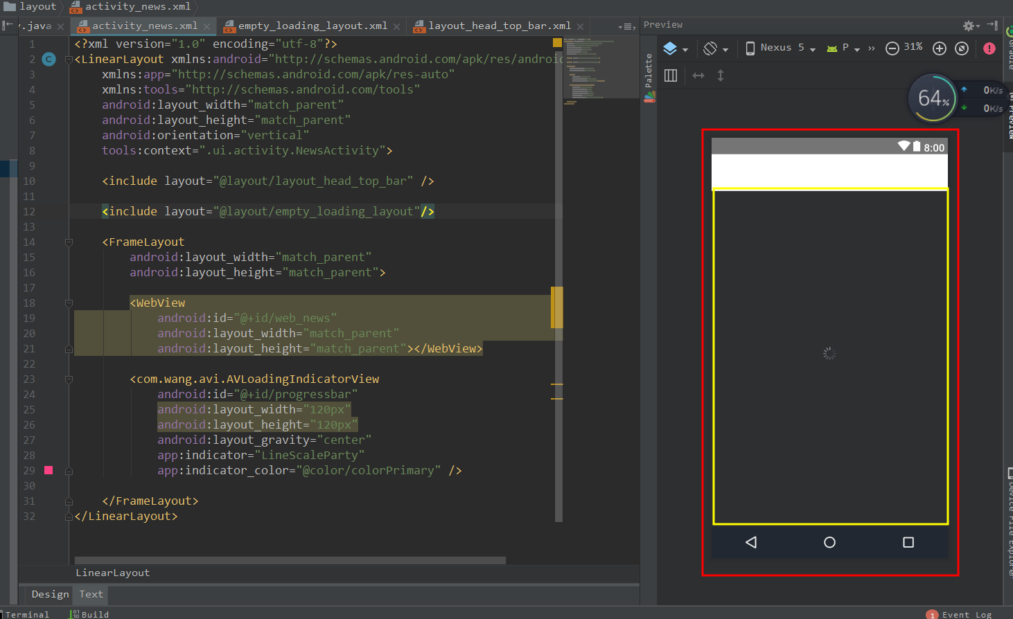 添加topBar的话，界面的主体在预览的时候就会变成黑色的，去掉的话又能变成白色了 · Issue #333 · Tencent/QMUI_Android · GitHub