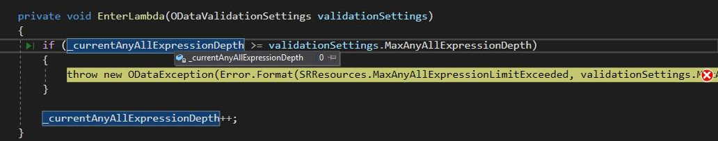 API randomly throws HTTP 400, when using two not nested any() · Issue #2095 · OData/WebApi · GitHub