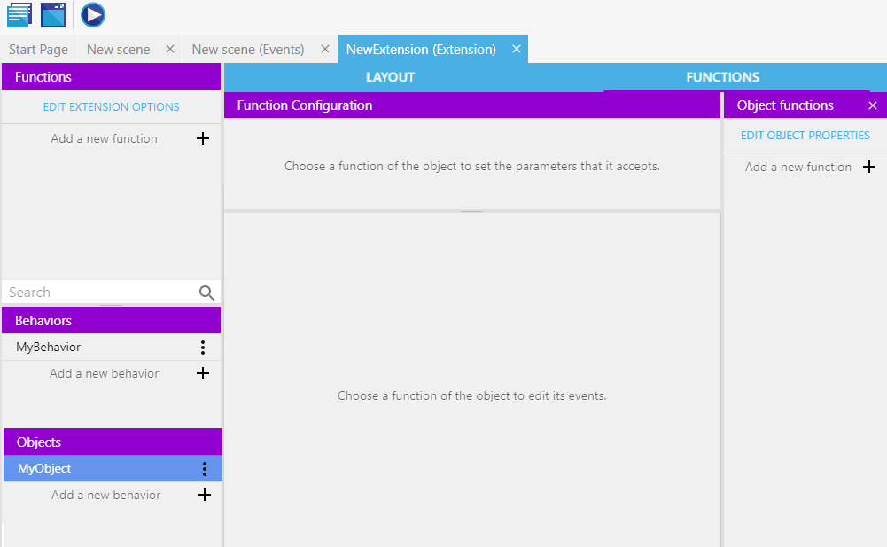 Extensions objects · Issue #2255 · 4ian/GDevelop · GitHub