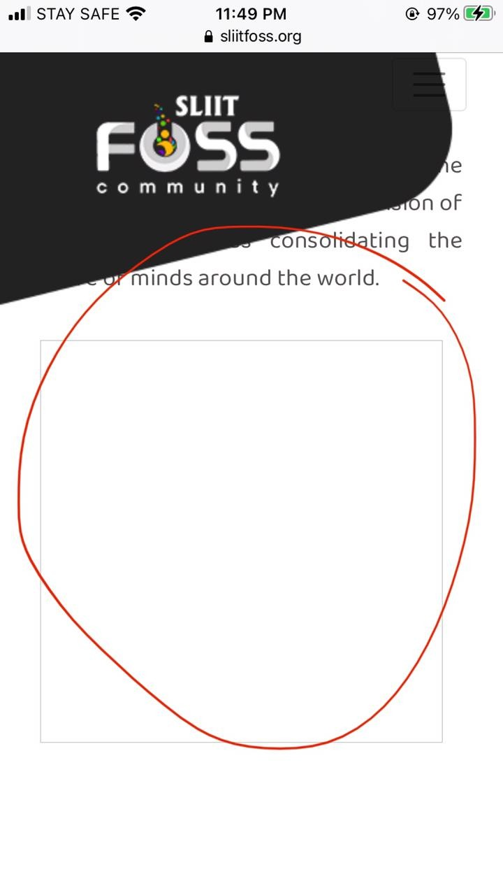 Home Page Ui Issues · Issue 165 · Sliit Fosssliitfoss · Github 