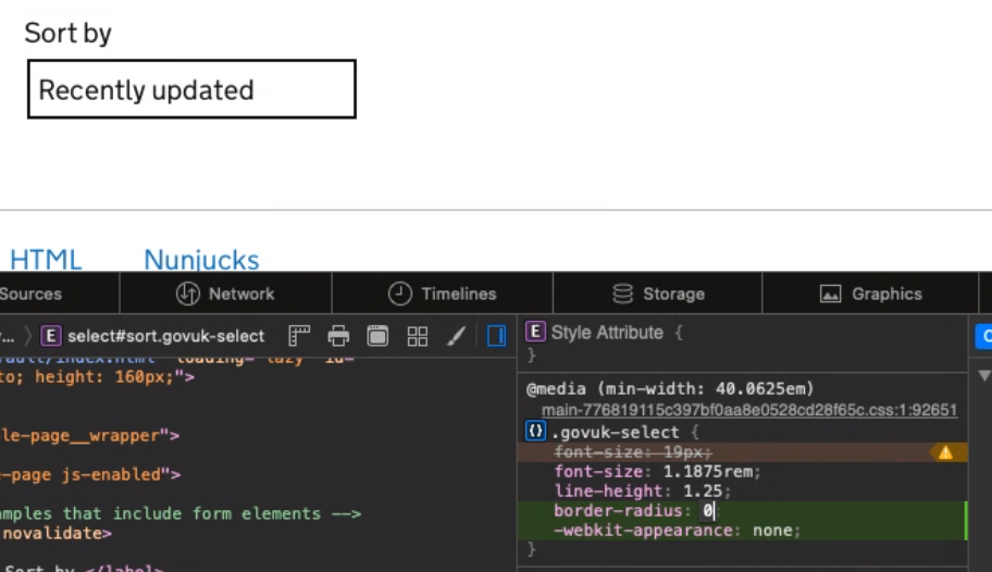 Selects in Safari are styled differently to other browsers · Issue #3520 · alphagov/govuk ...