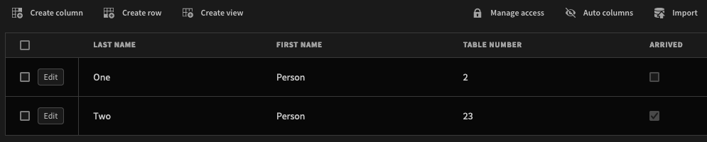 Table row button - Action to update field value not working · Budibase ...