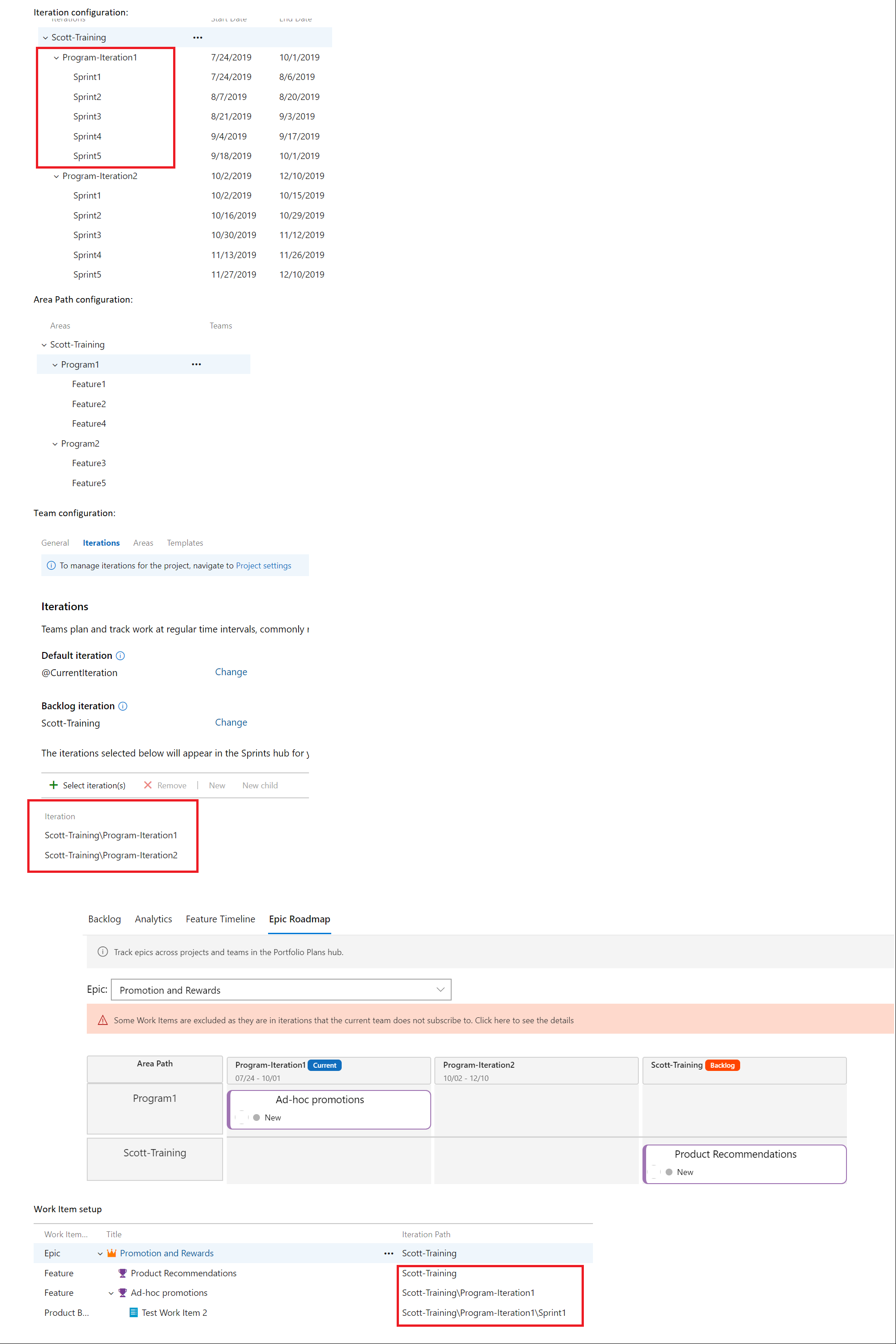 Epic Roadmap - Missing Child Iterations when hierarchical Iteration ...