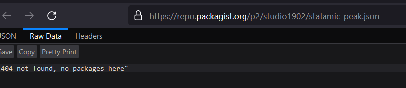 404 on packagist · Issue #147 · studio1902/statamic-peak · GitHub
