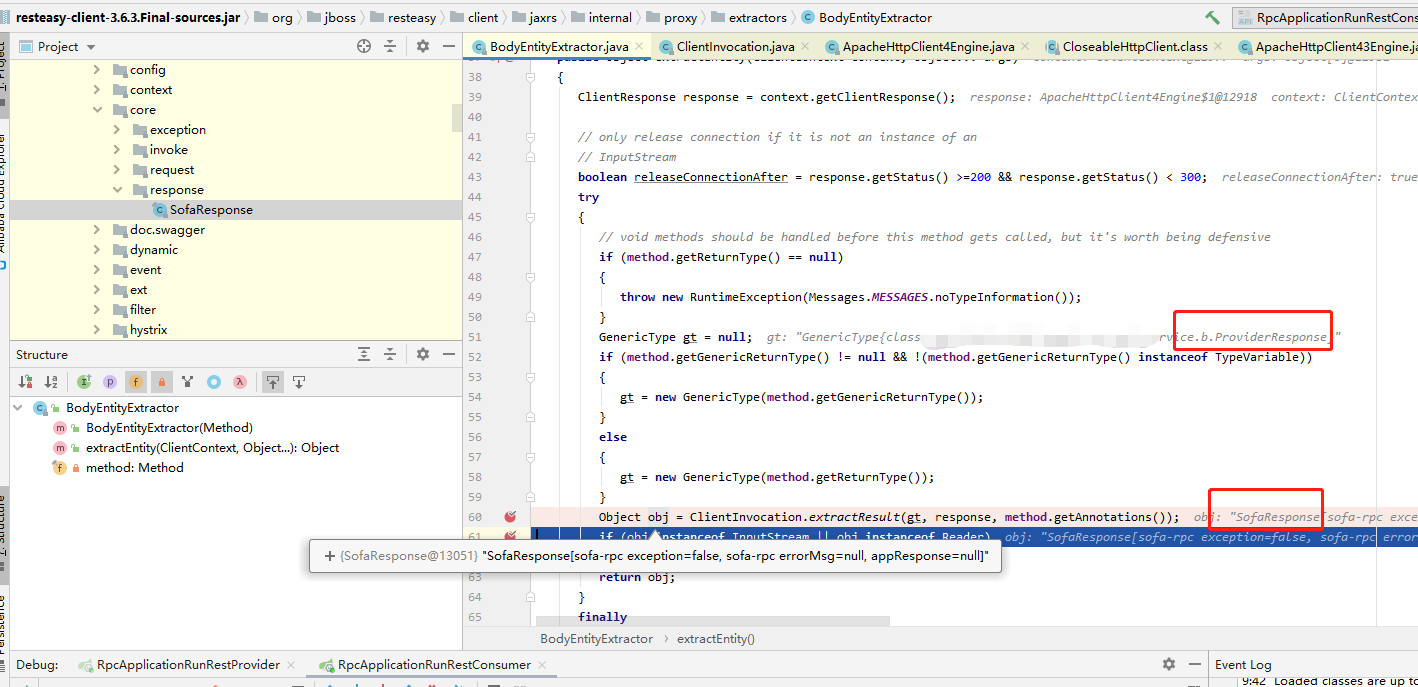 应用a通过rest协议调用应用b的服务，应用b抛出异常，应用a收到的是500，Internal Server Error 异常 · Issue #1130 · sofastack/sofa ...