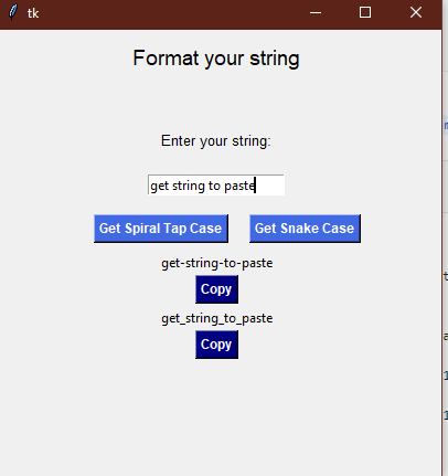 GitHub - arshuhansda/python-tkinter-format-my-string