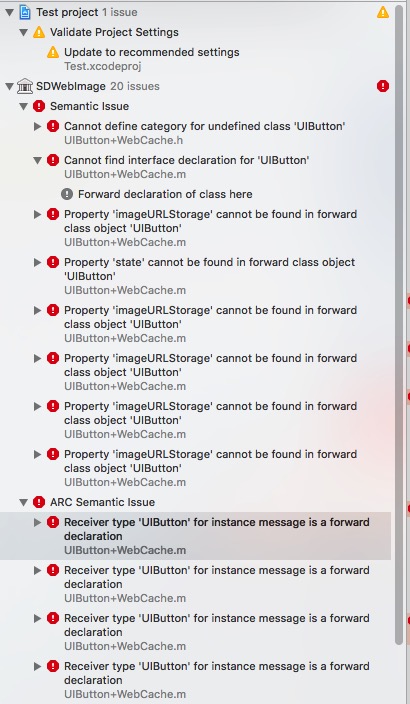 A lot of errors occur on my device when I build my project, but ...
